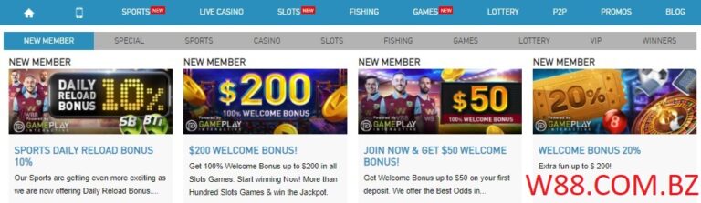 W88 BET - W88.com.bz Online Sportsbook, Live Casino 2024